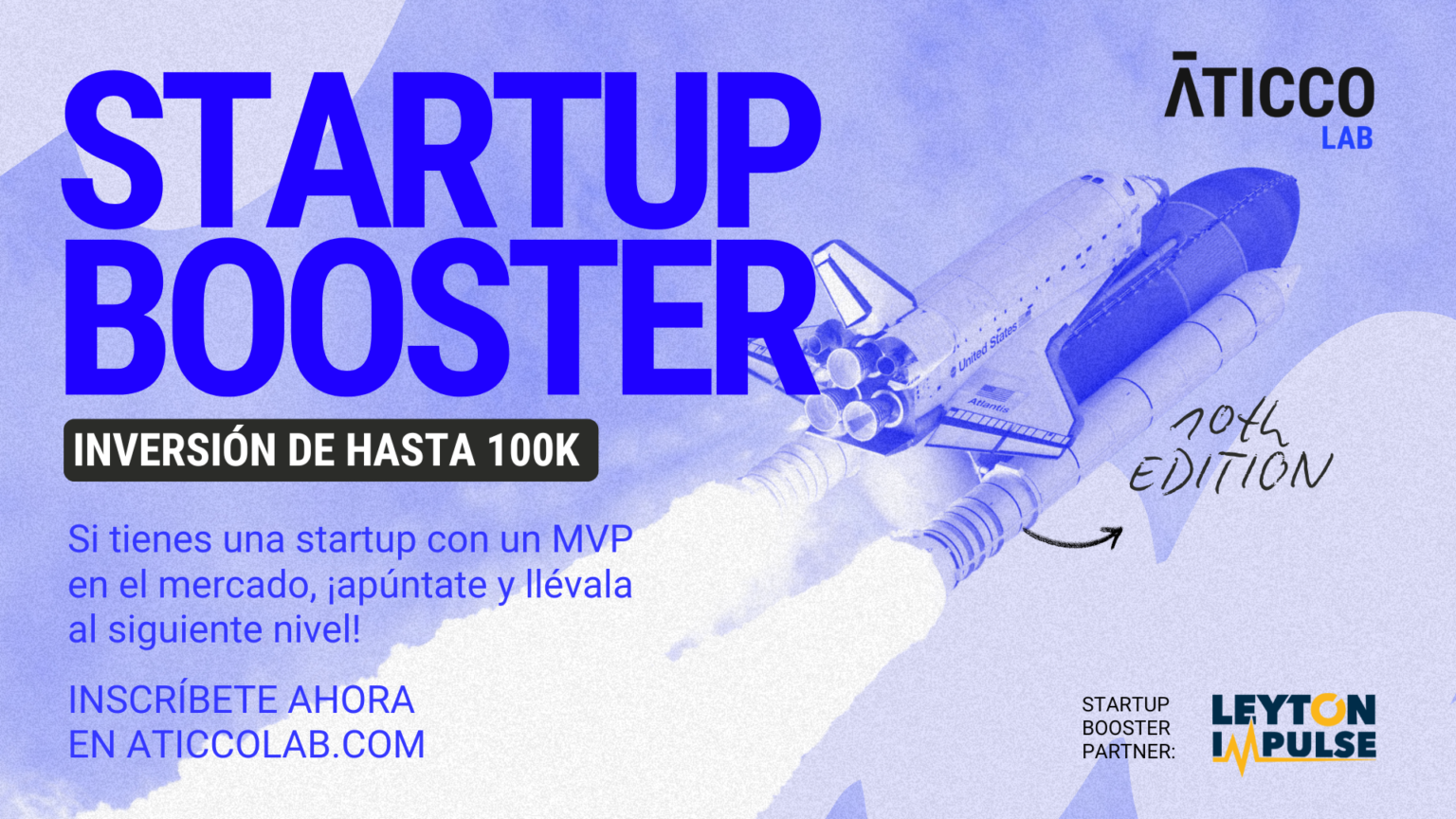Startup Booster 10: acelera tu startup con Aticco Lab | AticcoLab